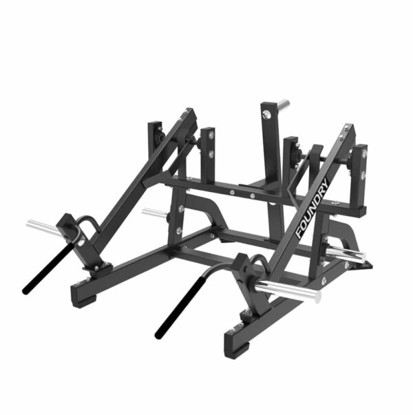 PLATE-LOADED SQUAT LUNGE